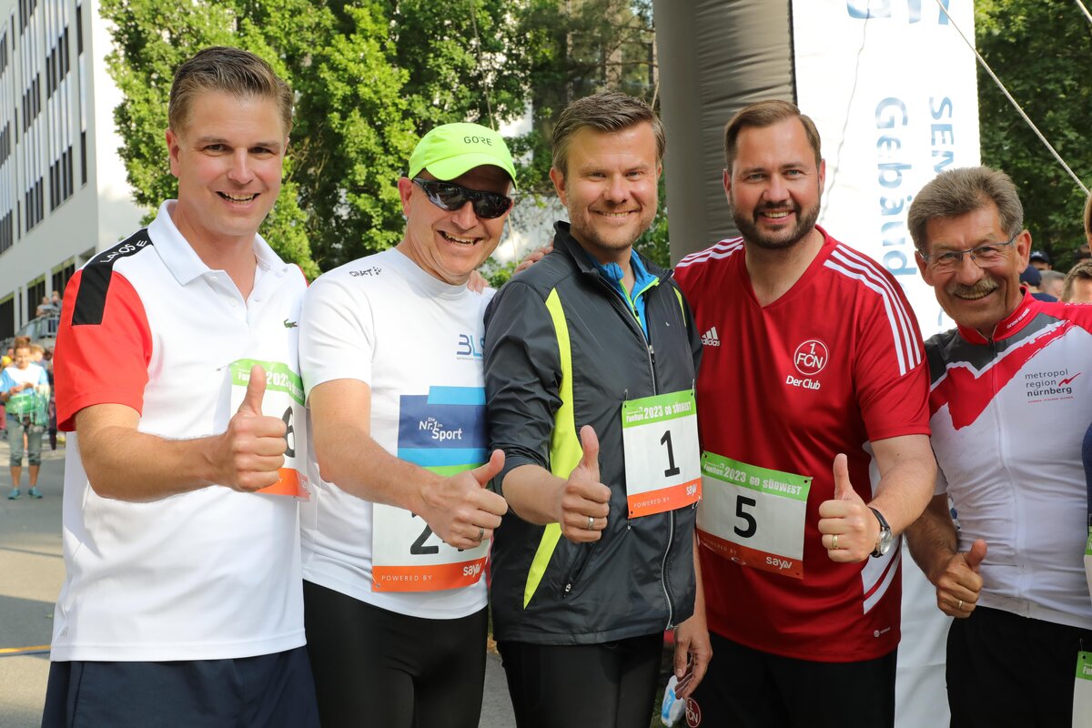 Laufen für den guten Zweck: Südwestpark Nürnberg